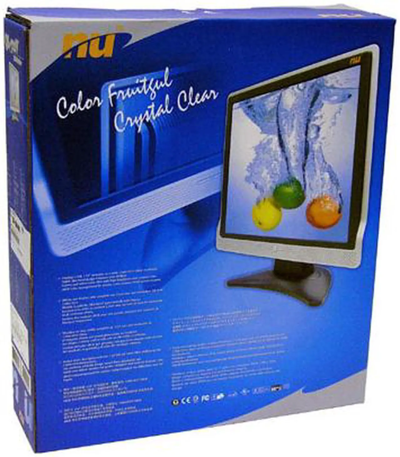 NU 17" Active Matrix, TFT LCD SXGA LCD Monitor 8 ms 1280 x 1024 D-Sub ...