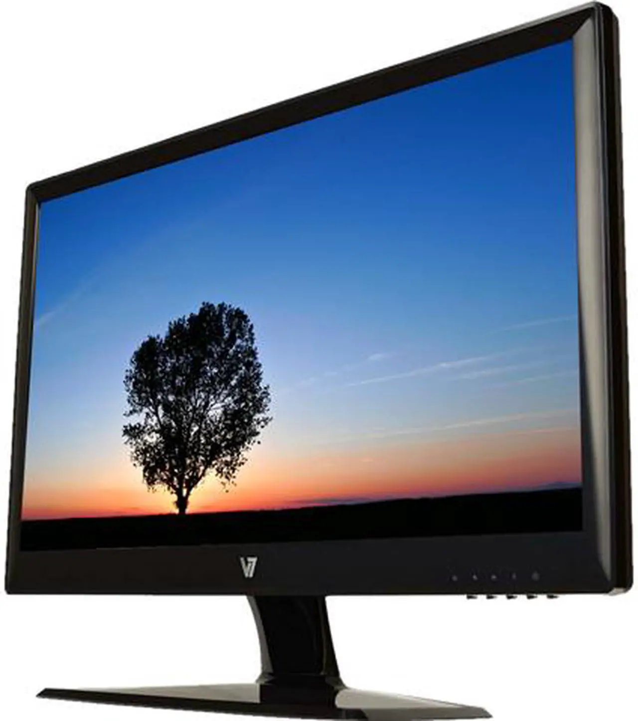 Refurbished: V7 18.5" LCD Monitor 5 ms 1366 x 768 LED185W2S-9NR ...