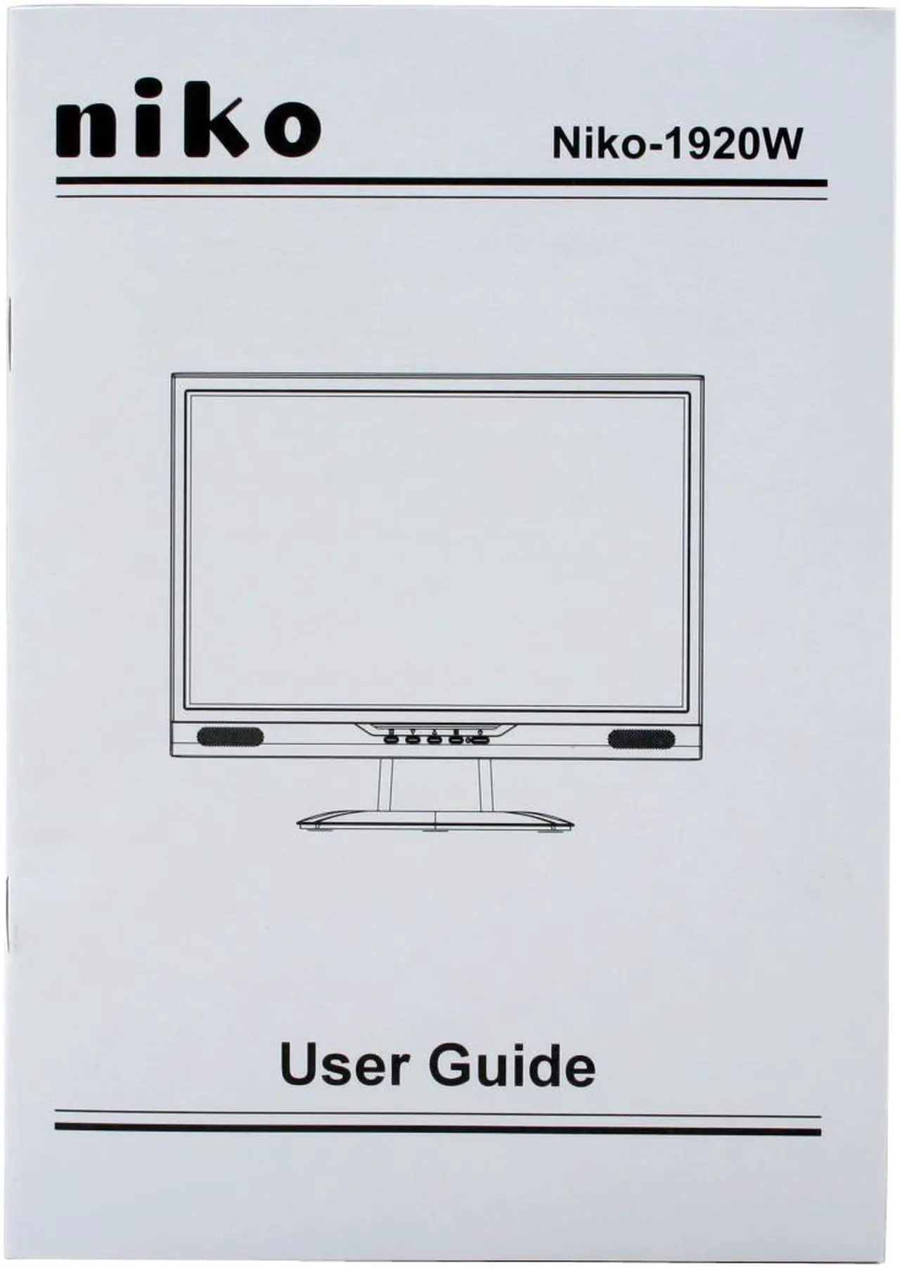 Niko 19" TFT LCD LCD Monitor 2 ms 1440 x 900 D-Sub, DVI NIKO-1920W ...