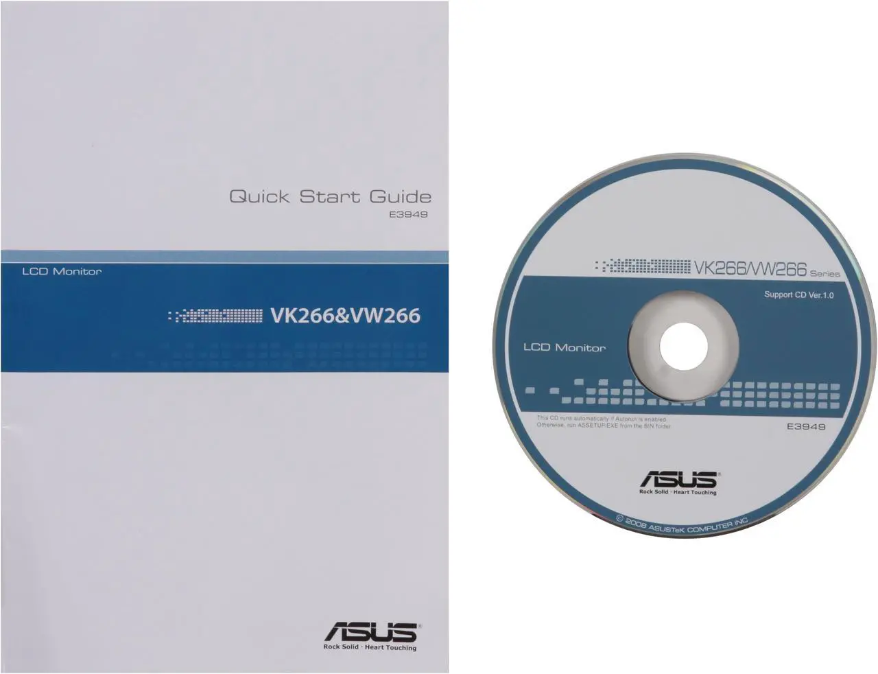 ASUS VW266H Black 25.5" LCD Monitor - Newegg.com