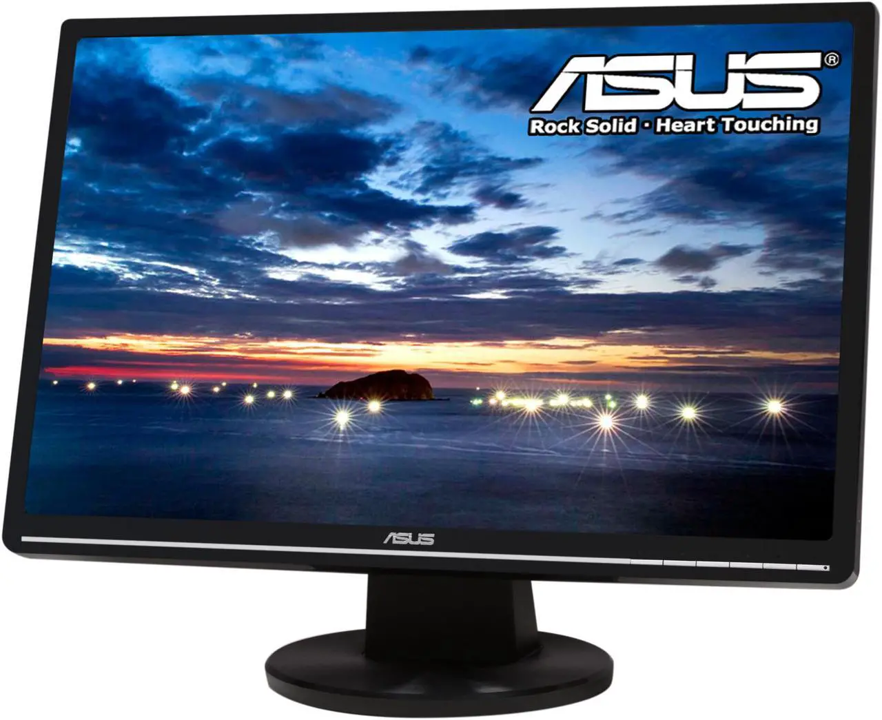 ASUS VW224T-B Black 22" 5ms Widescreen LCD Monitor 300 cd/m2 ASCR 5000: ...