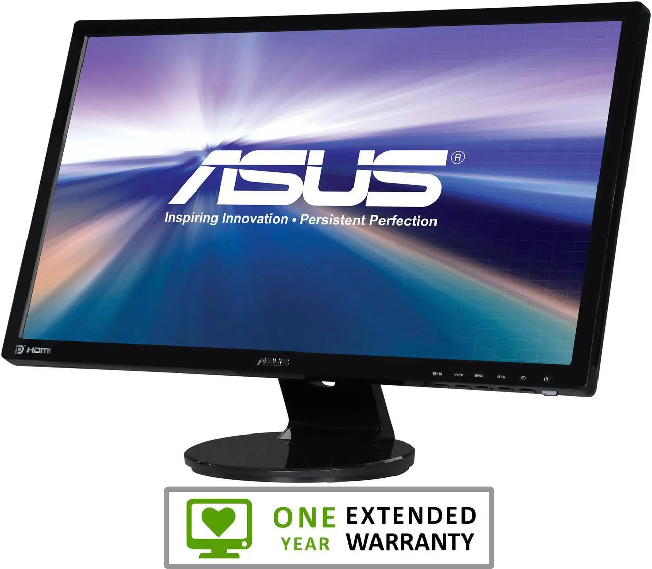Refurbished: ASUS 24" LCD Monitor With 1 Year Extended Warranty 2ms GTG ...