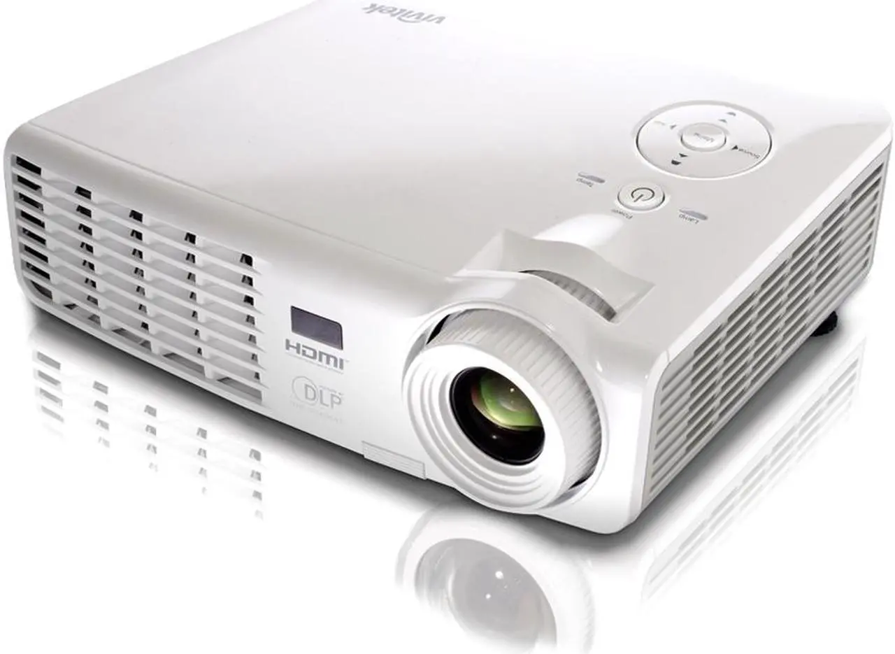 VIVITEK D510 SVGA 800x600 2600 Lumens 3D Ready Multimedia DLP Projector ...