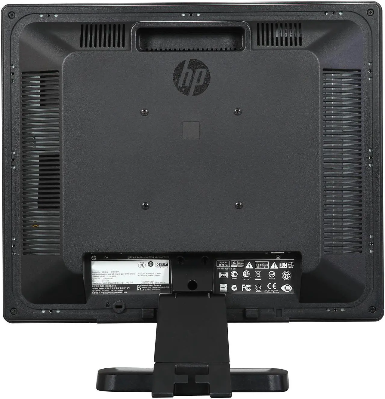 HP ProDisplay P19A 19" SXGA 1280 x 1024 60Hz VGA Widescreen LED ...