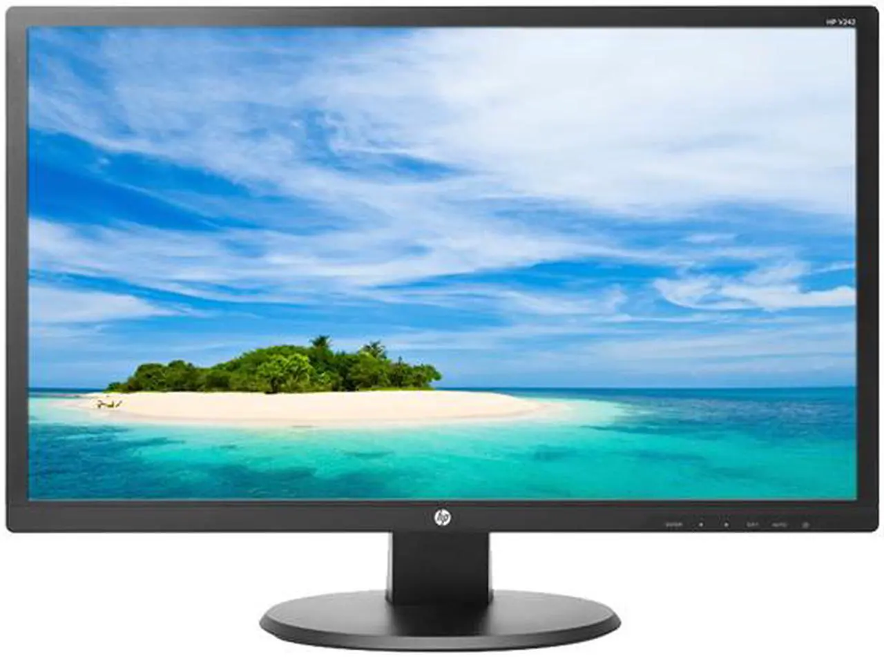 Used - Like New: HP 24" FHD LCD Monitor 5 ms 1920 x 1080 D-Sub, DVI ...