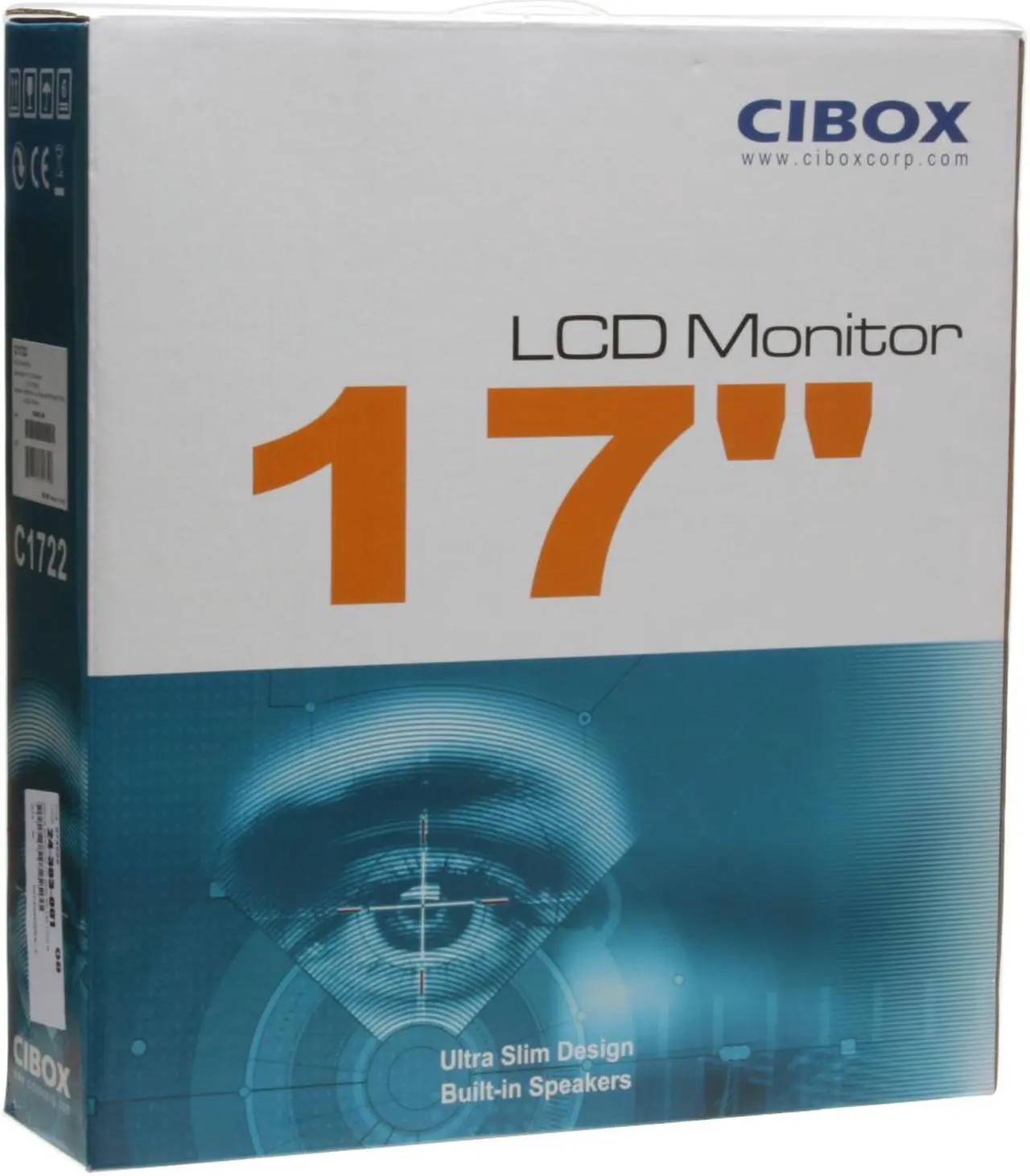 Cibox 17" SXGA LCD Monitor 8 ms D-Sub C1722 - Newegg.com