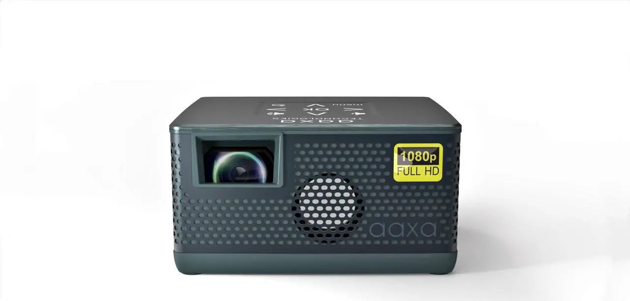 AAXA P400+ Short Throw Smart Mini Projector with 2 Hour Battery, Native ...