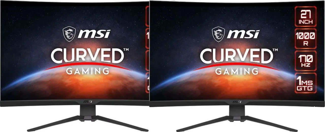 MSI 27" 170 Hz Rapid VA with Quantum Dot WQHD Gaming Monitor FreeSync ...