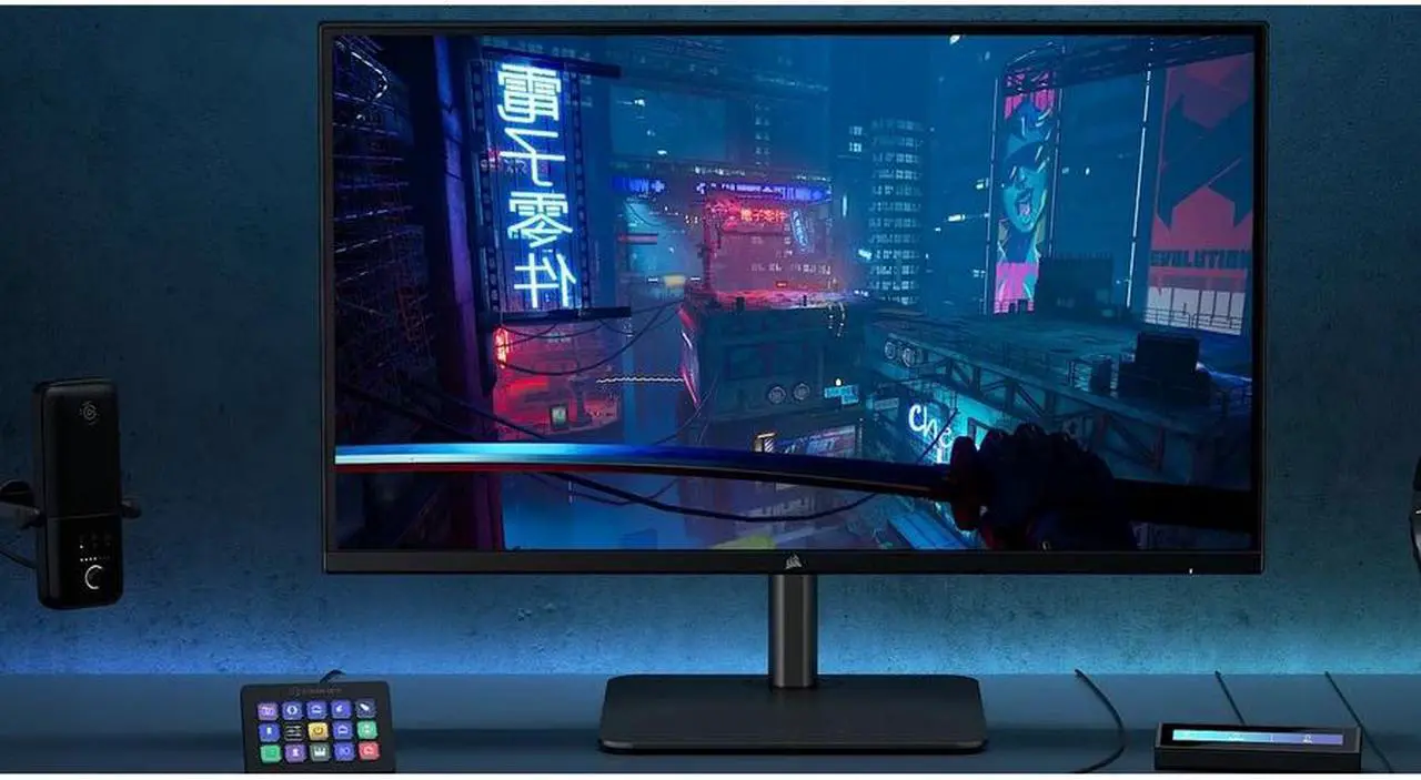 Corsair Xeneon 32" Quantum Dot LED 2560 x 1440 (QHD) 240Hz FreeSync ...
