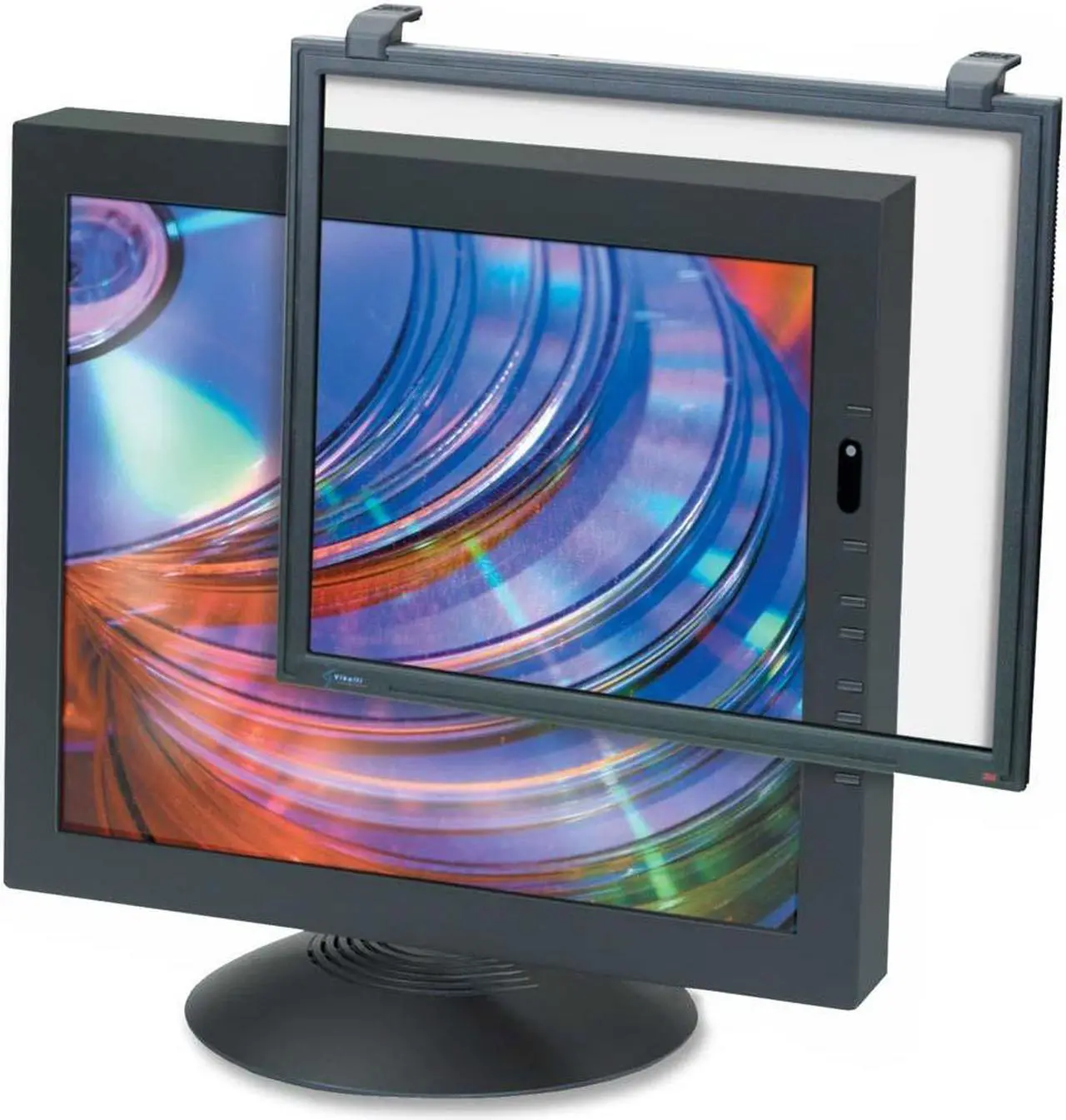 3M EX10L Anti-Glare Computer Filter, black flat frame - Newegg.com