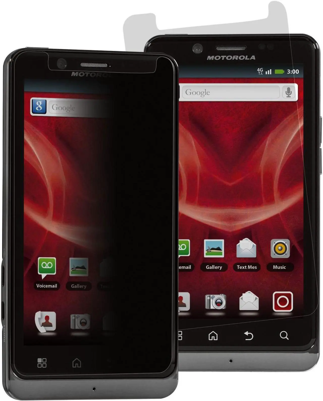3M Black Privacy Screen Protector for Motorola Droid 98-0440-5349-8 ...