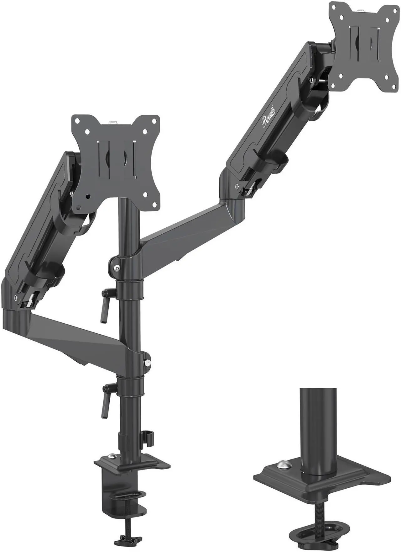 Rosewill Dual Monitor Mount, 15 -32 Inch Monitor Mount 2 Monitors ...