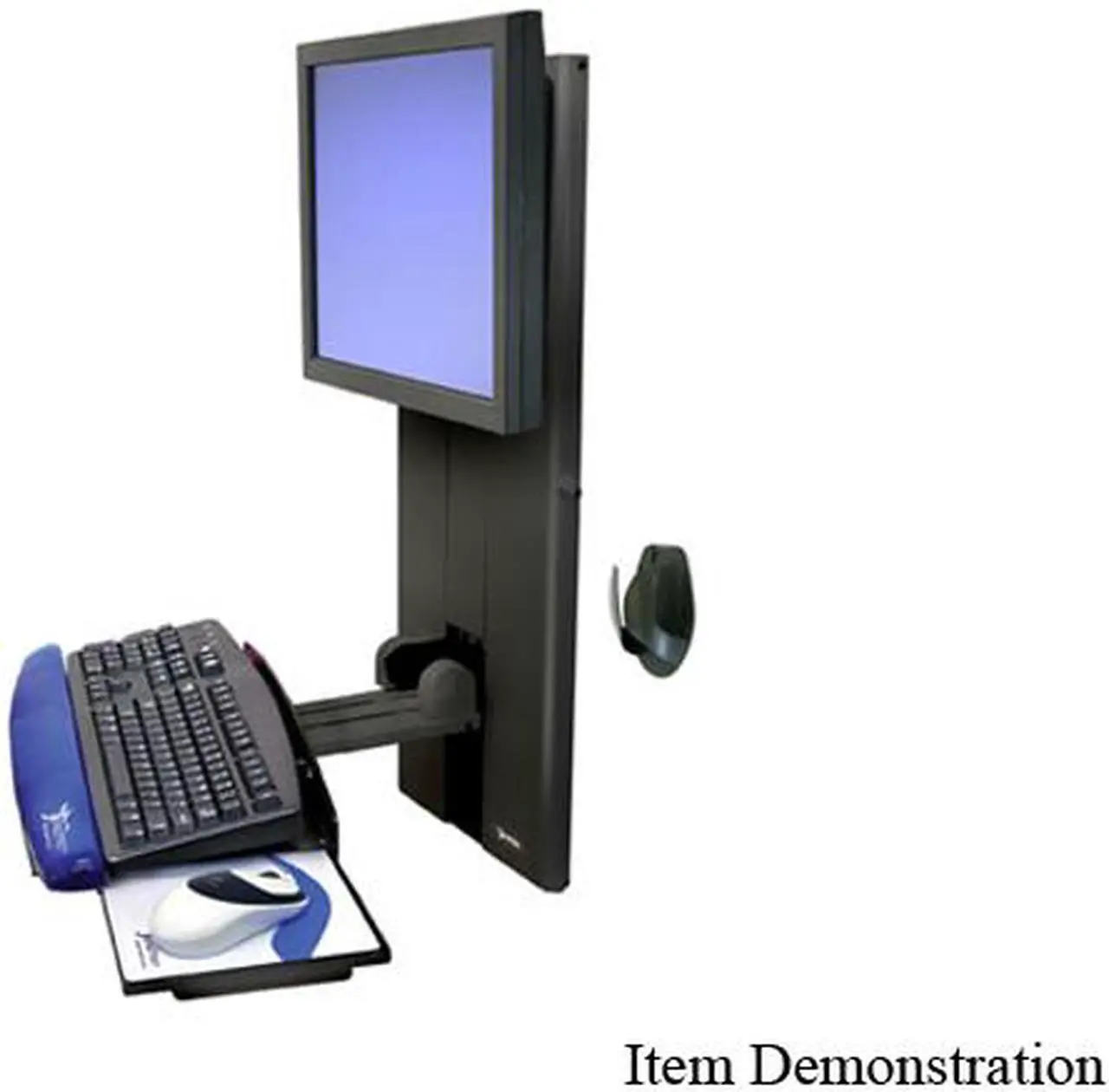 Ergotron 25-027-101 Vertical Lift, Standard Keyboard Tray (black ...