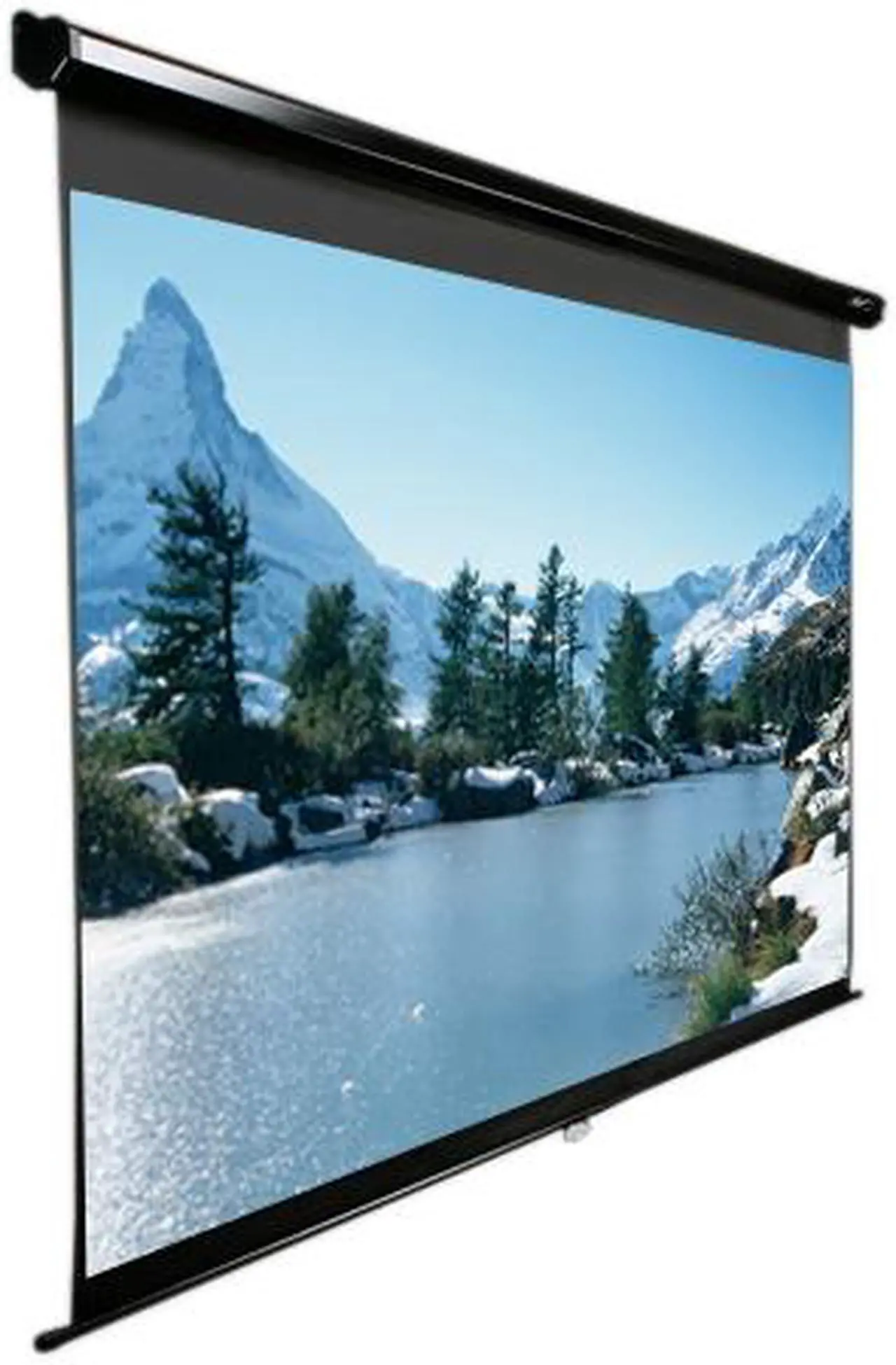 Elitescreens Manual Ceiling/Wall Mount Manual Pull Down Projection ...