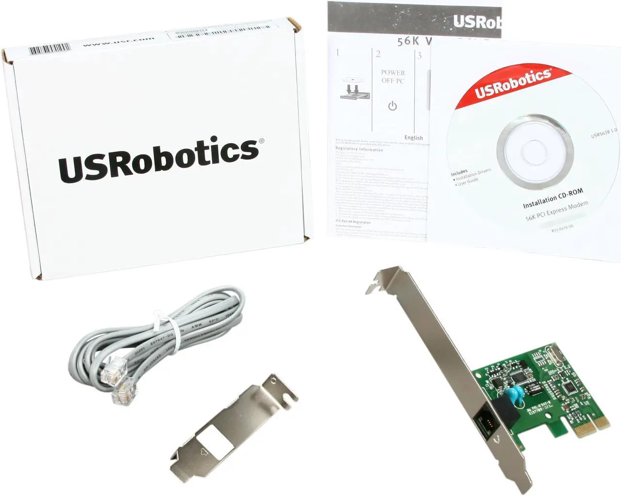 U.S. Robotics USR5638 V.92 Faxmodem - Newegg.com