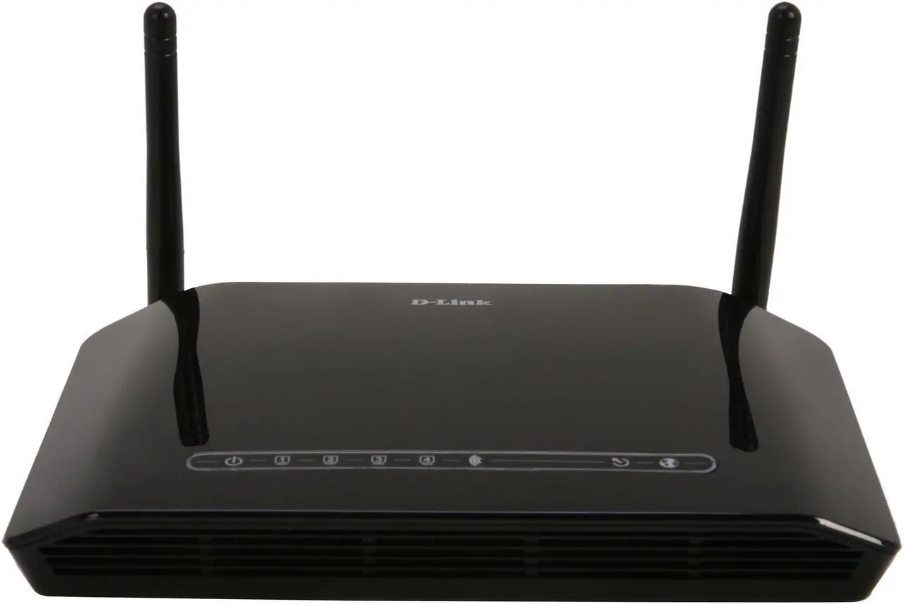 D-Link DSL-2740B ADSL2+ Modem with Wireless N 300 Router 24Mbps ...