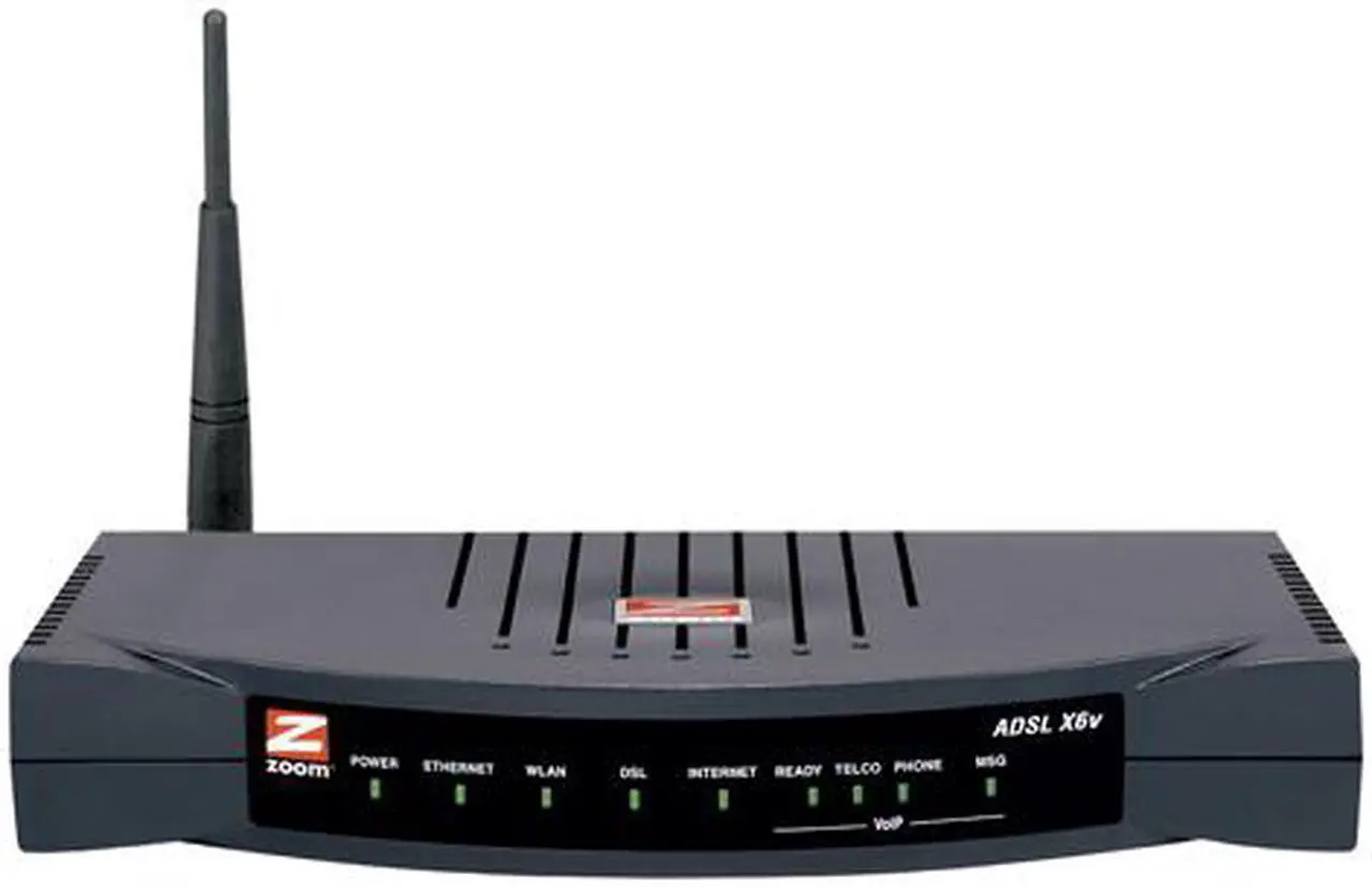 Zoom 5695-00-00F ADSL 2/2+ Modem/Wireless Router/Firewall/4-port Switch ...