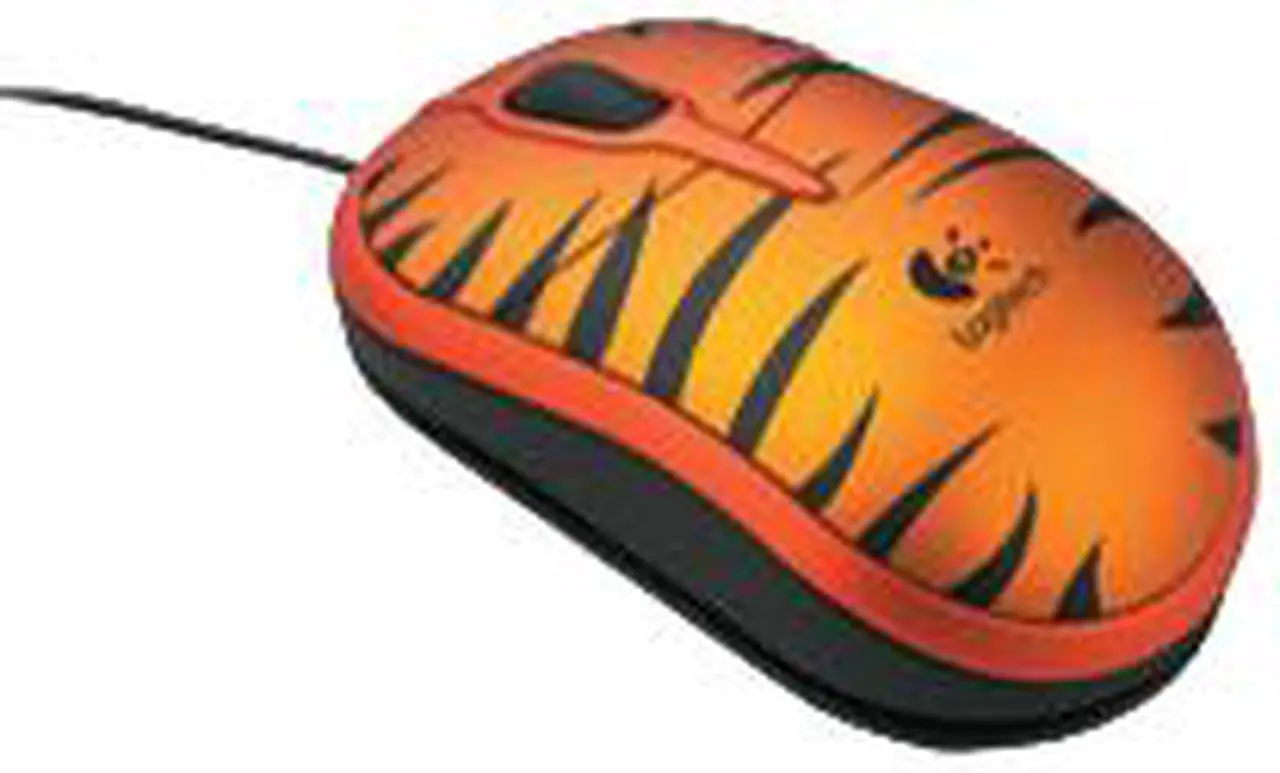 Logitech Tiger Orange Wired Optical Mouse - Newegg.com