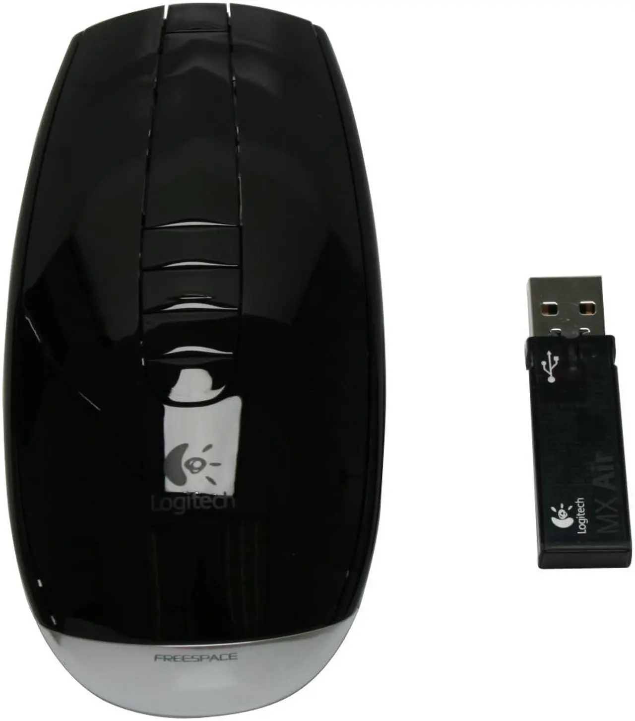 Logitech MX Air Silver/Black 2.4 GHz Cordless Laser Rechargeable Air ...