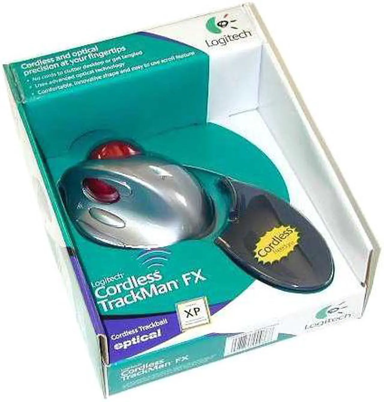 Logitech Cordless Trackman FX 904357-0403 2-Tone Trackball TrackBall ...