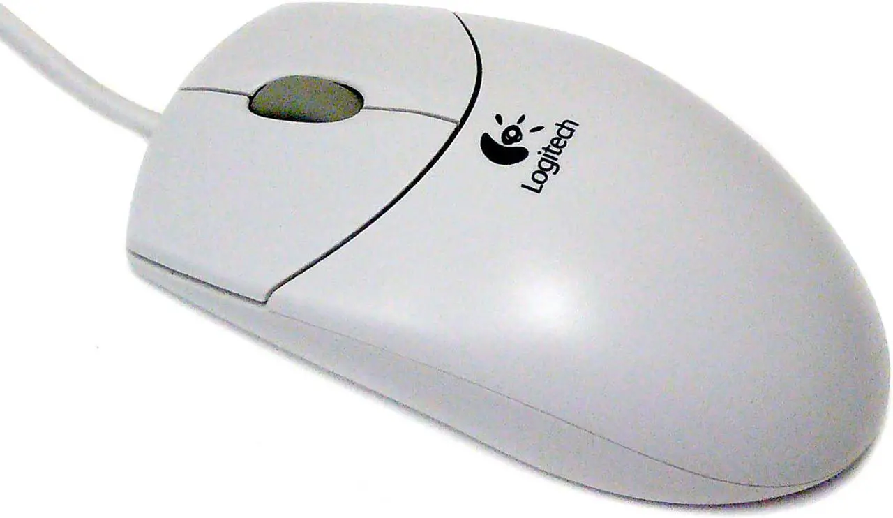 Logitech S69 953636-0000 White Ball Mouse - Newegg.com