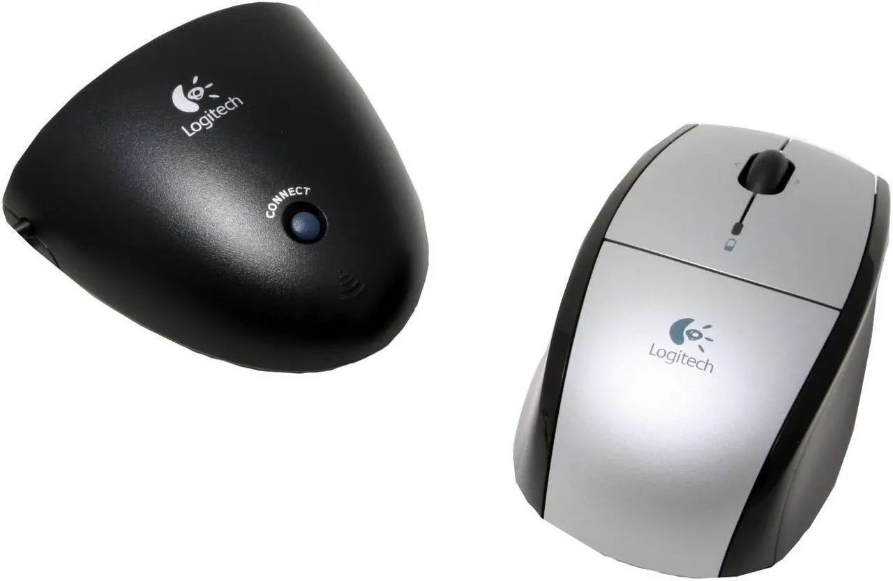 Logitech LX5 Gray/Silver RF Wireless Optical Mouse - Newegg.com