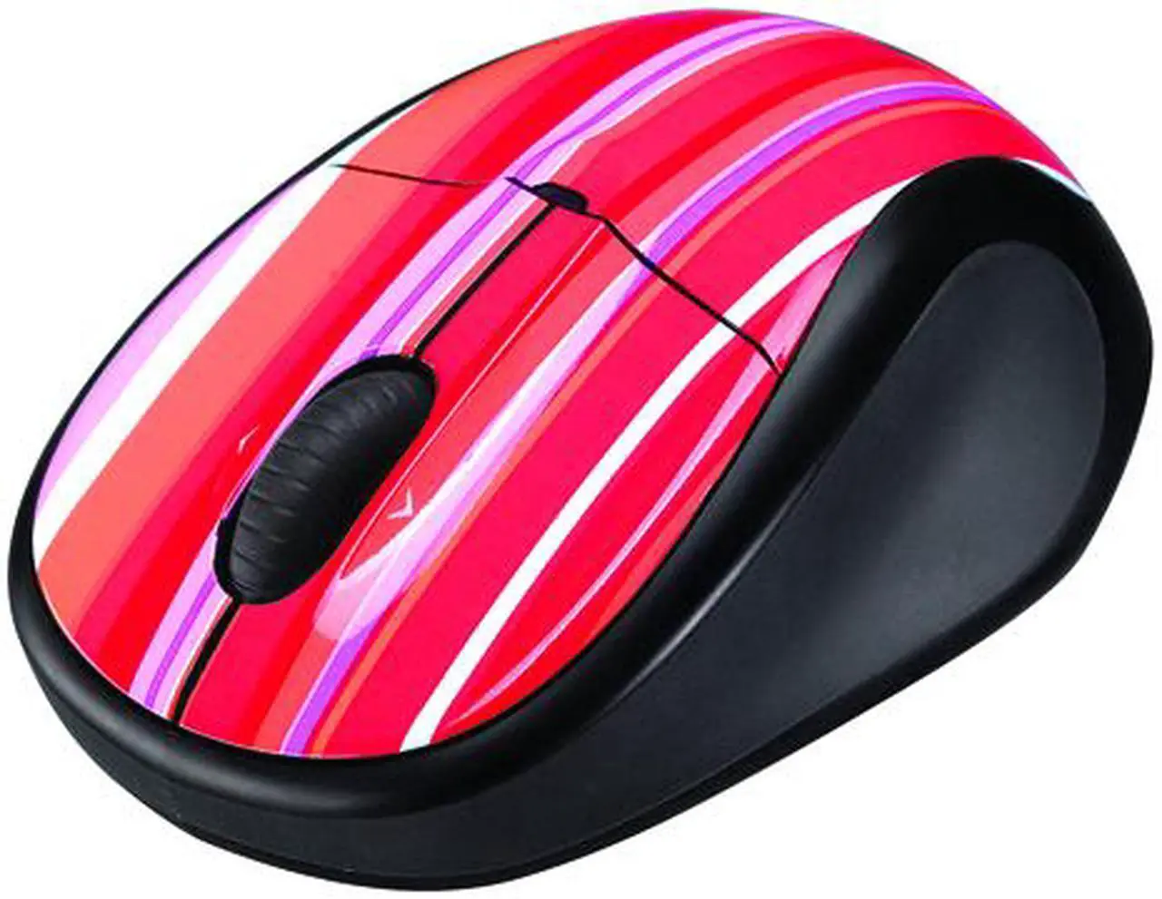 Logitech V220 Stripe Pattern Cordless Optical Mouse for Notebooks ...