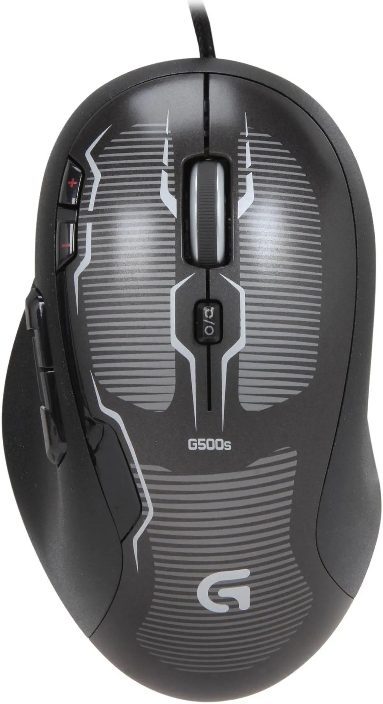 Logitech G500S 910-003602 Black Chrome Wired Laser Gaming Mouse ...