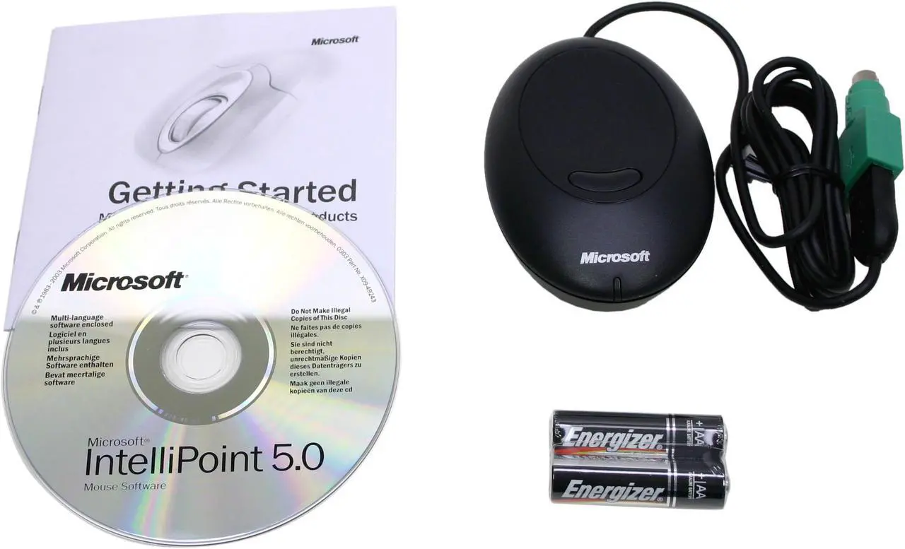 Microsoft Wireless Intellimouse Explorer M0300035 Black Leather RF ...