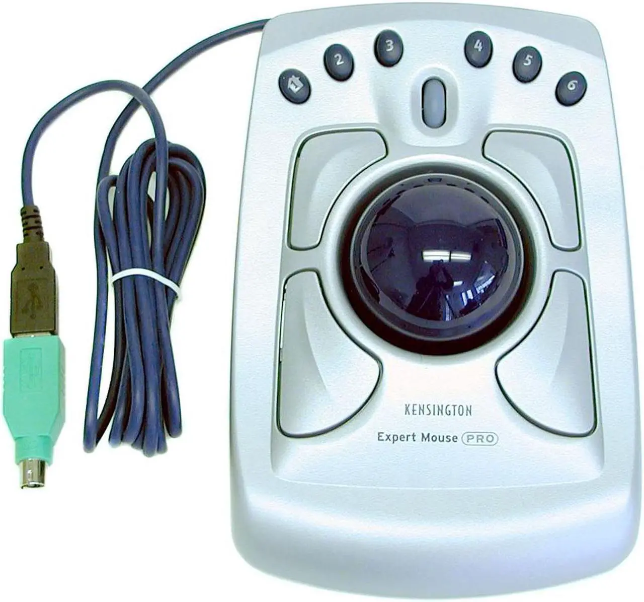 Kensington Expert Mouse Pro 64213 Silver Trackball TrackBall TrackBall ...
