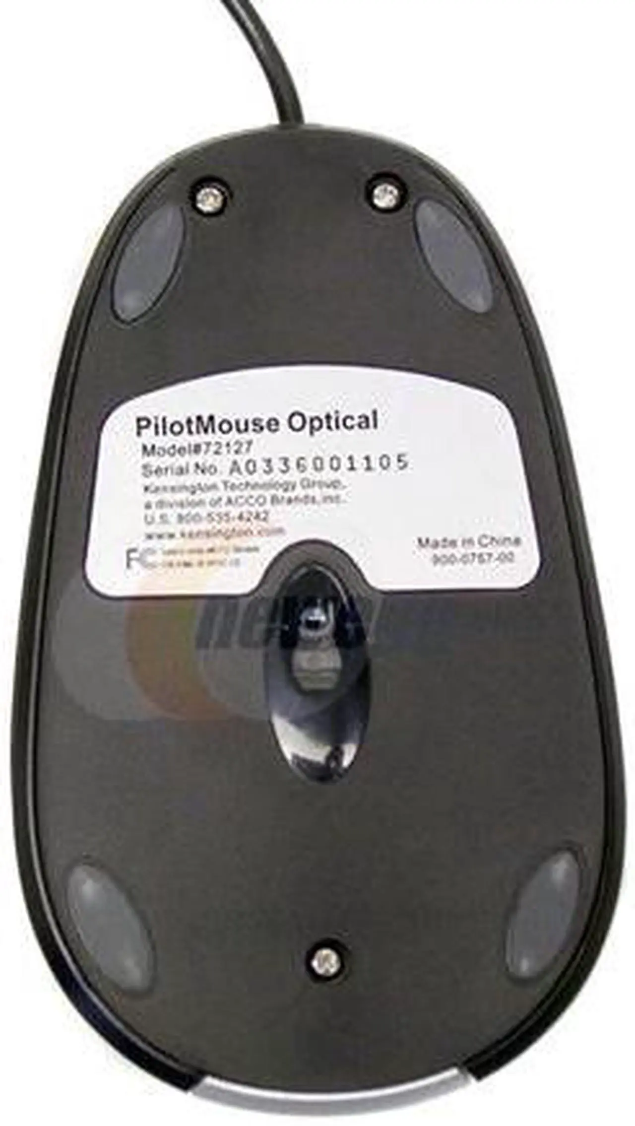 Open Box: Kensington PilotMouse Optical 72127 Silver/Black Wired ...