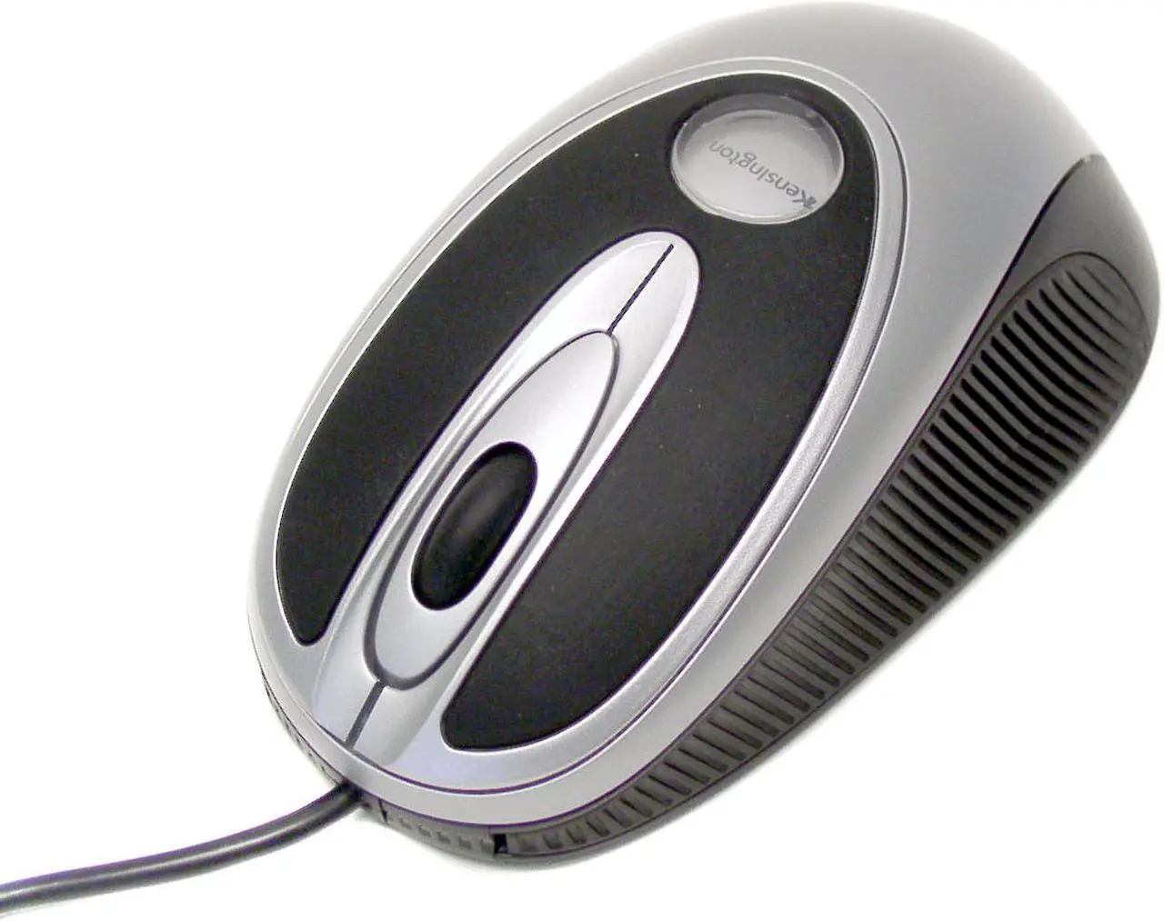 Open Box: Kensington PilotMouse Optical 72127 Silver/Black Wired ...