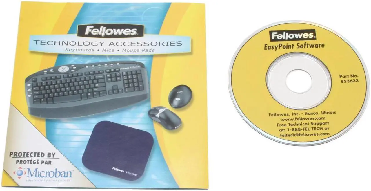 Fellowes 98912 Black RF Wireless Optical Mouse - Newegg.com