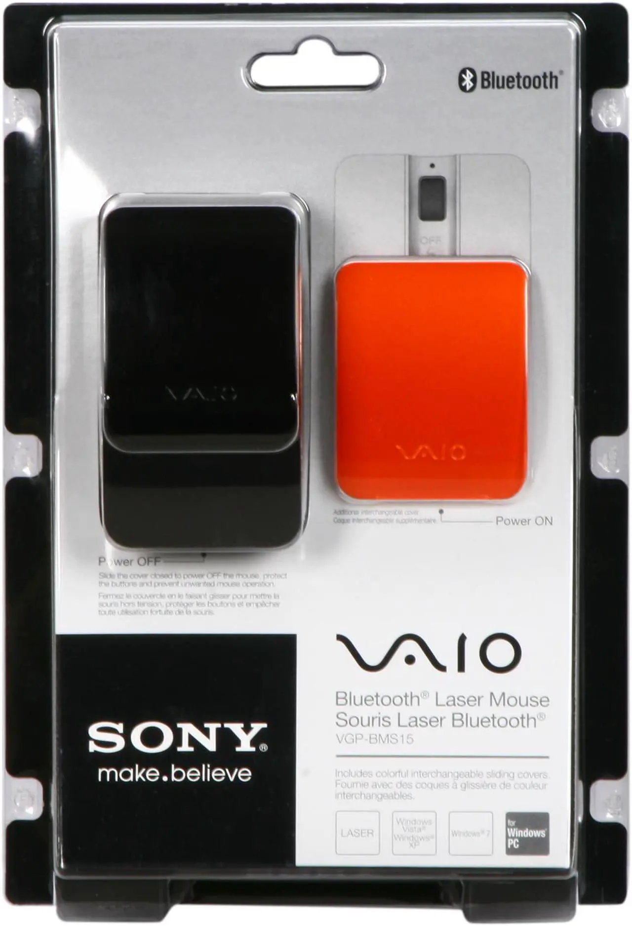 SONY VGP-BMS15/B Black Bluetooth Wireless Laser Slider Mouse - Newegg.com