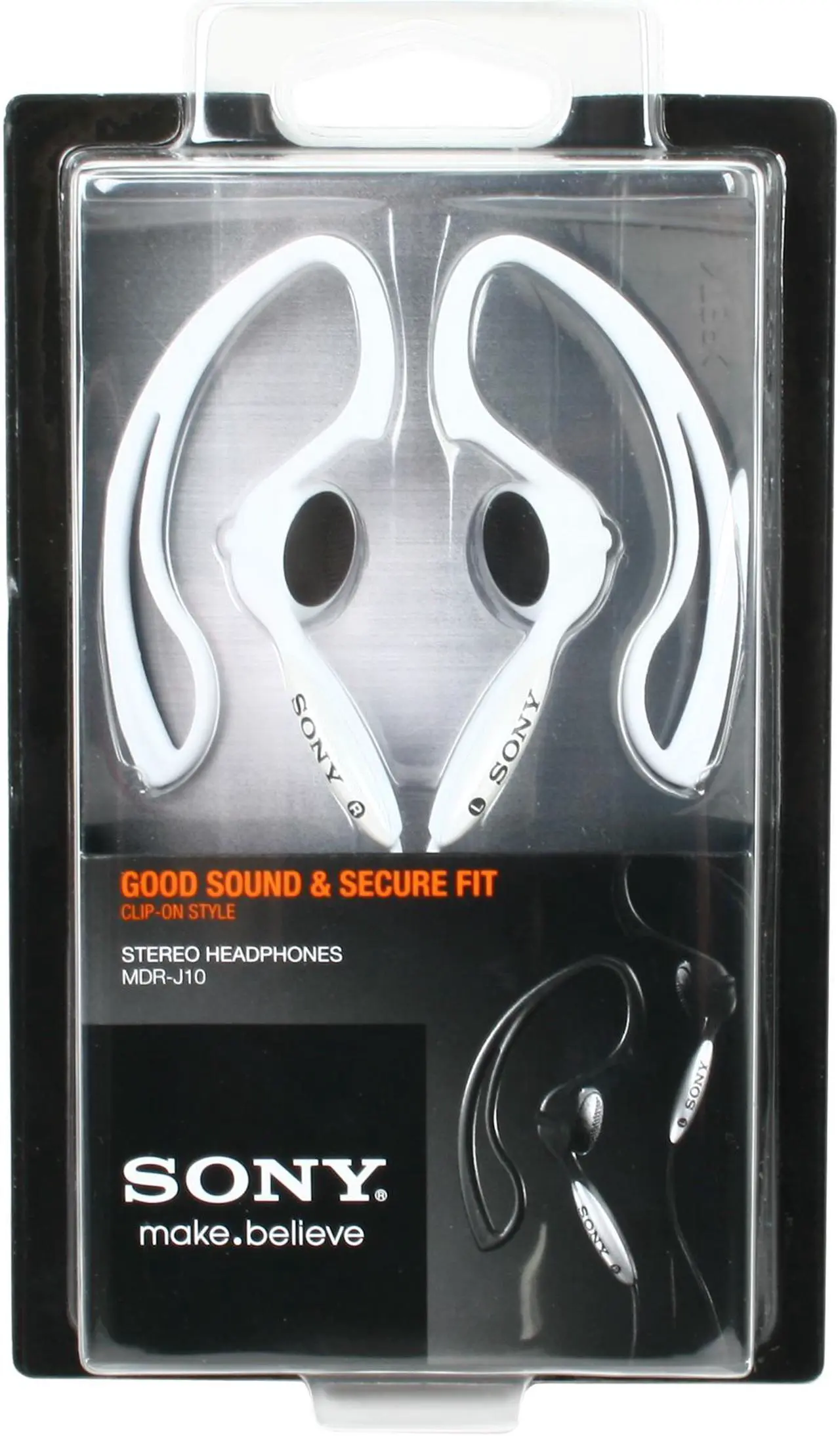 SONY Yellow MDRJ10/WHITE Earbud White Clip Style Headphone - Newegg.com