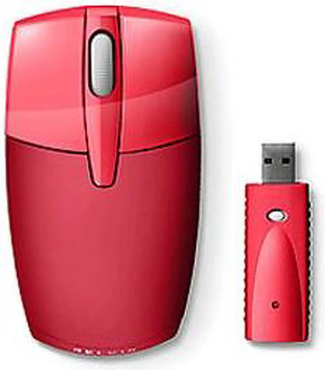 BELKIN F5L017 Red Wireless Optical Travel Mouse - Newegg.com