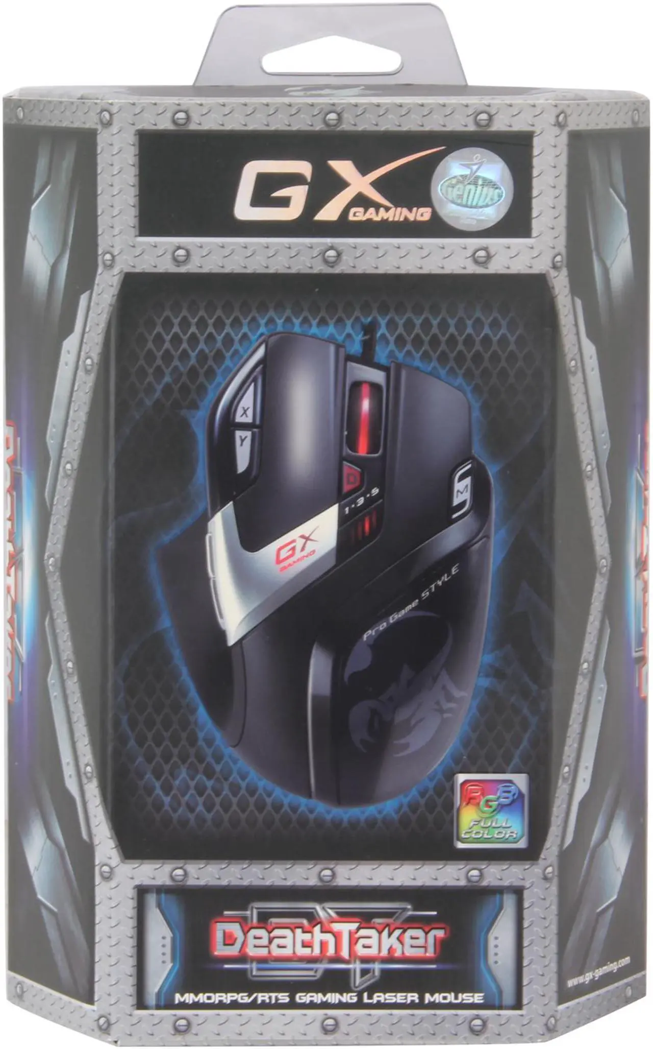 Genius DeathTaker 31010129101 Black Wired Laser MMO/RTS Professional ...