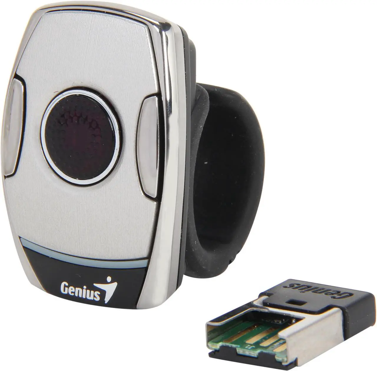 Genius Ring Mouse II Silver RF Wireless Air Cursor / Optical Sensor ...