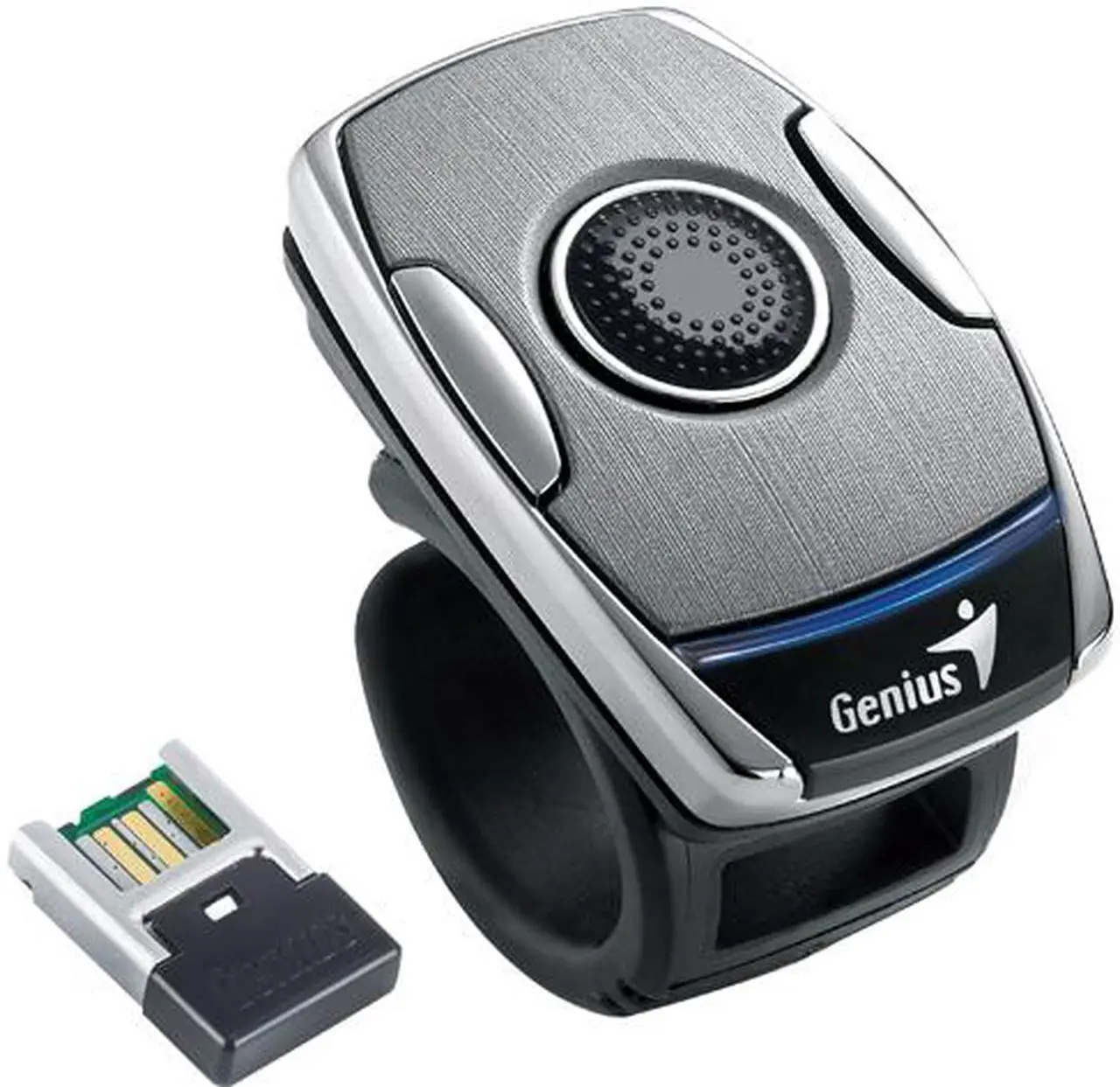 Genius Ring Mouse 2 Titanium RF Wireless Air Cursor / Optical Sensor ...