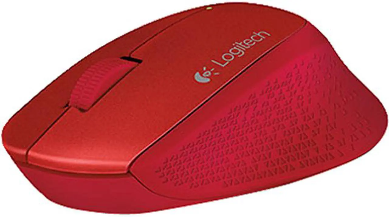 Logitech M320 Wireless Optical Mouse - Red - Newegg.com