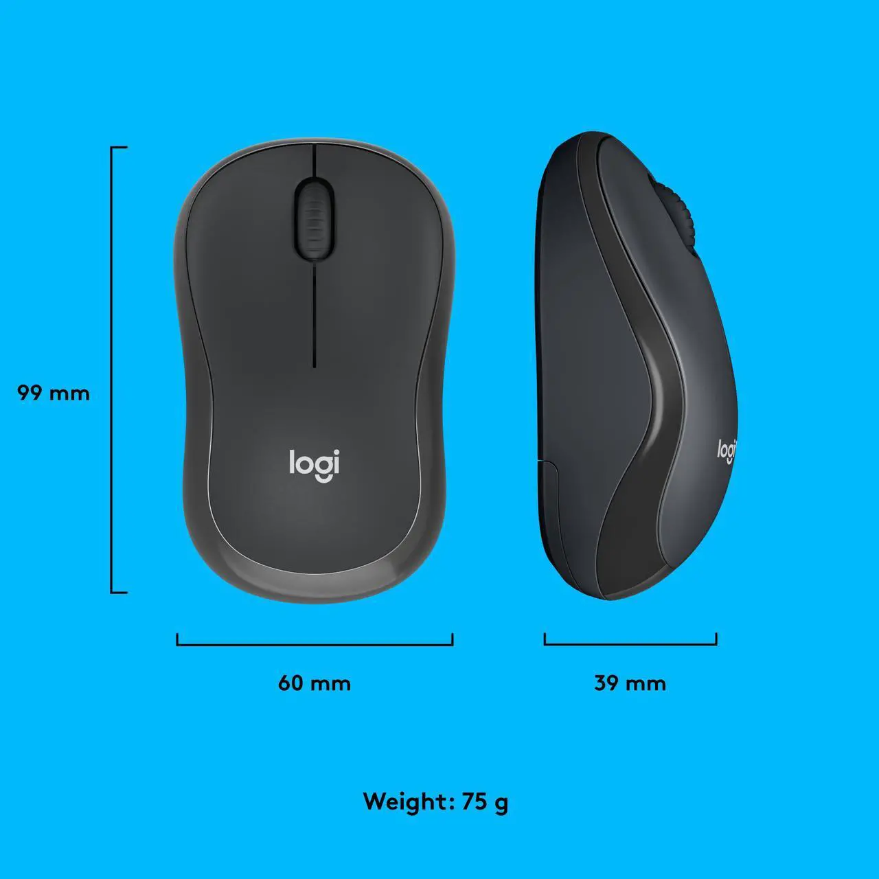 Logitech M220 Silent Wireless Mouse - 2.4 GHz with USB Receiver - 1000 ...