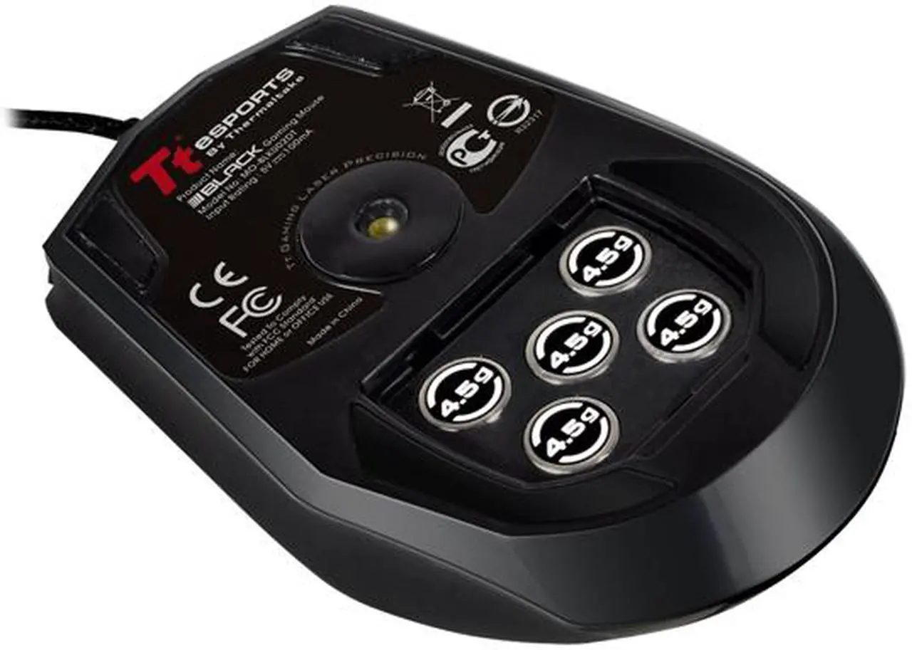Tt eSPORTS BLACK Laser Gaming Mouse MO-BLK002DT - Newegg.com