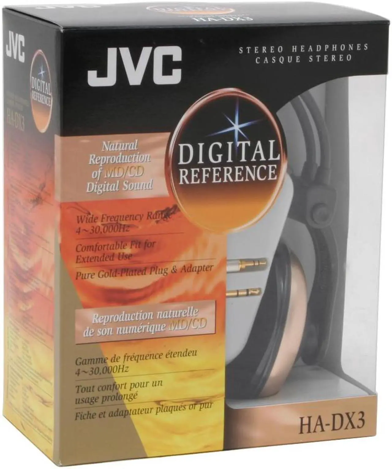 JVC HA-DX3 Circumaural Full Size Headphone - Newegg.com