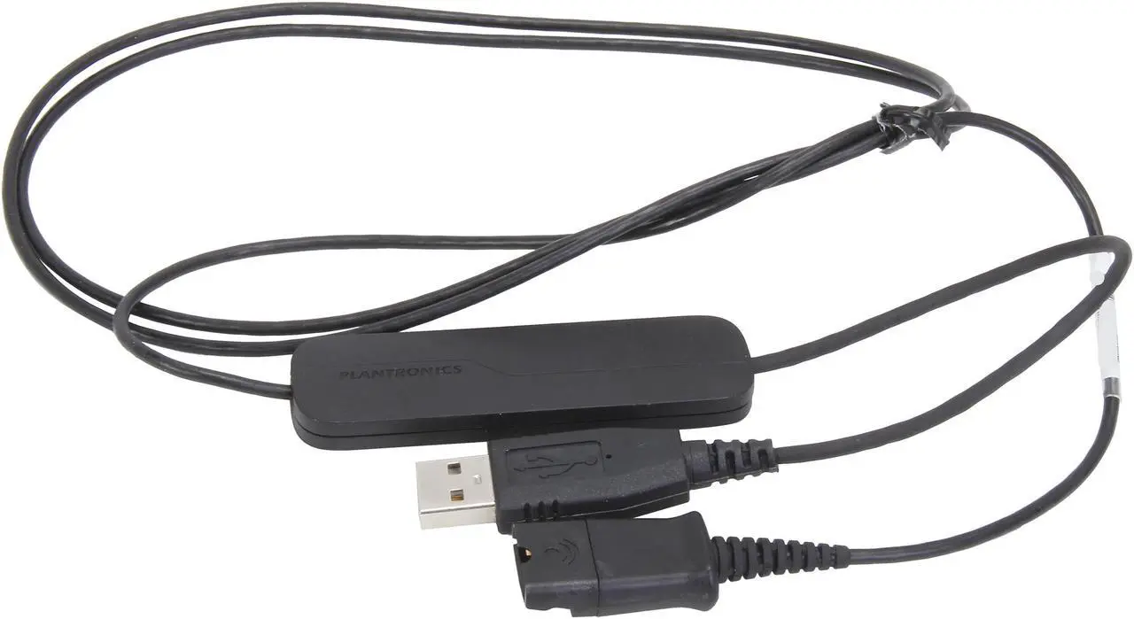 Plantronics DA40 USB Headset Adapter (71800-41) - Newegg.com