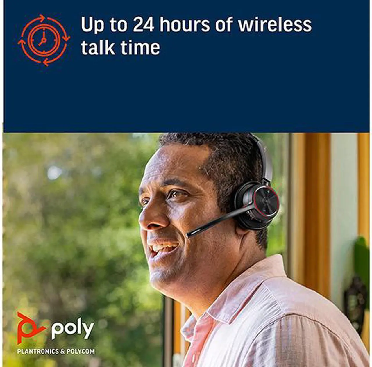 Plantronics Poly Voyager 4300 UC 4310 C Headset - Mono - USB Type A ...