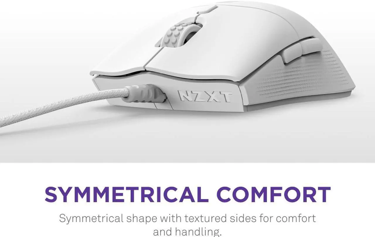 NZXT Lift 2 Symm ULTRA LIGHTWEIGHT Symmetrical Wired Gaming Mouse ...