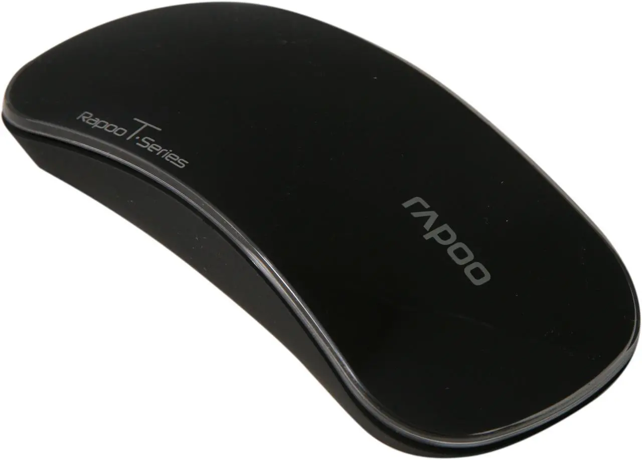 Rapoo T6 Black RF Wireless Optical Mouse - Newegg.com