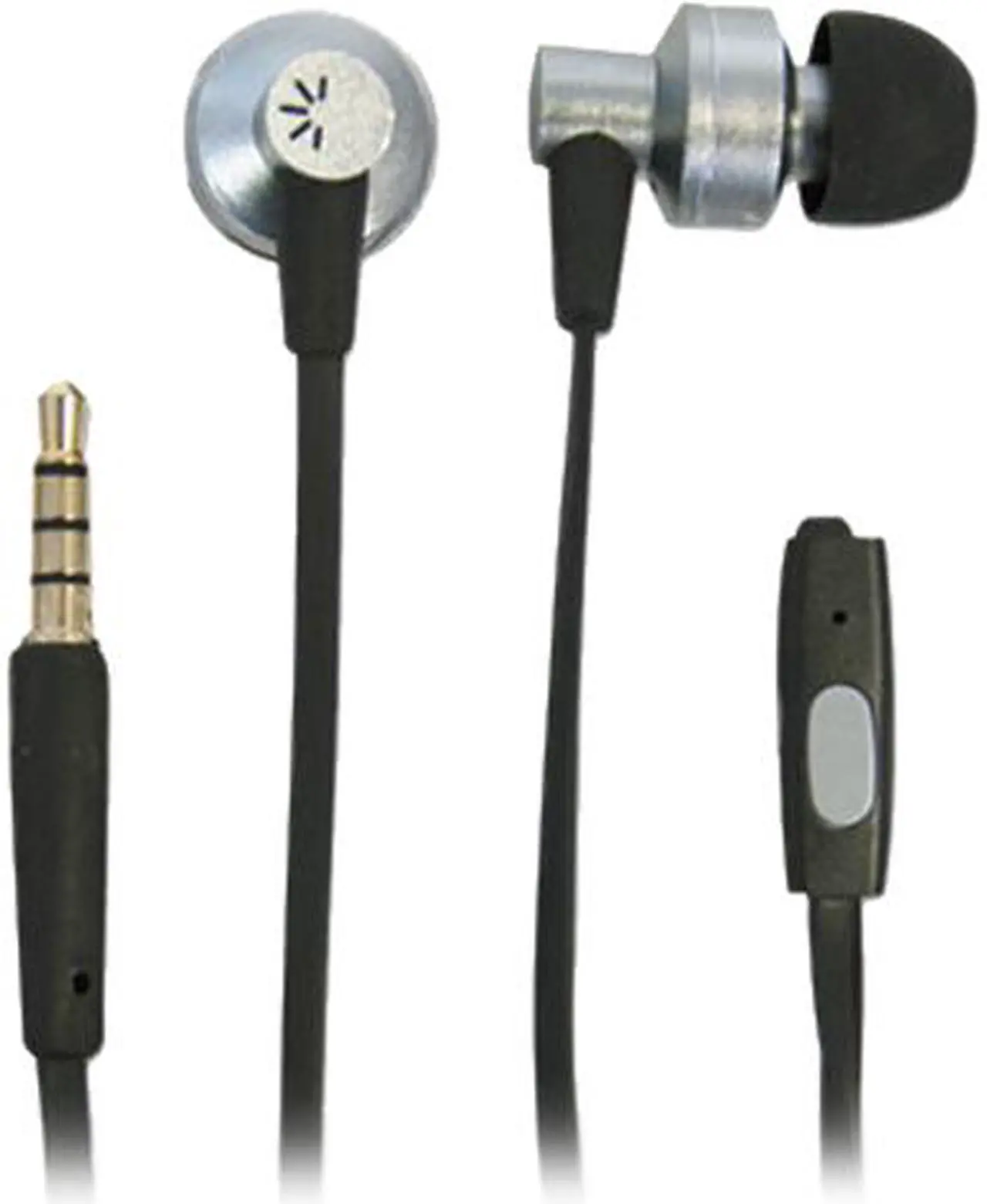 Case Logic 400 Series Black/Silver CL-AU-EB-119-BK Earbud Earbuds, 4 ft ...