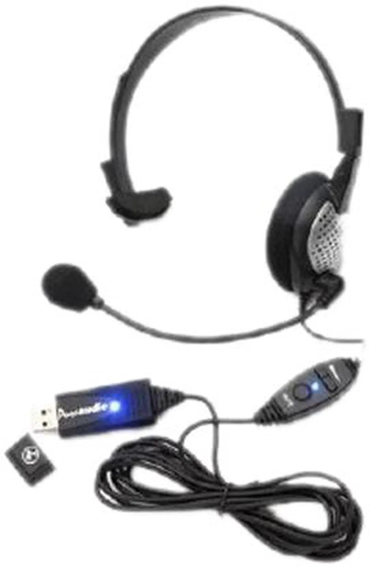 Andrea NC-181 VM USB Circumaural Headset - Newegg.com