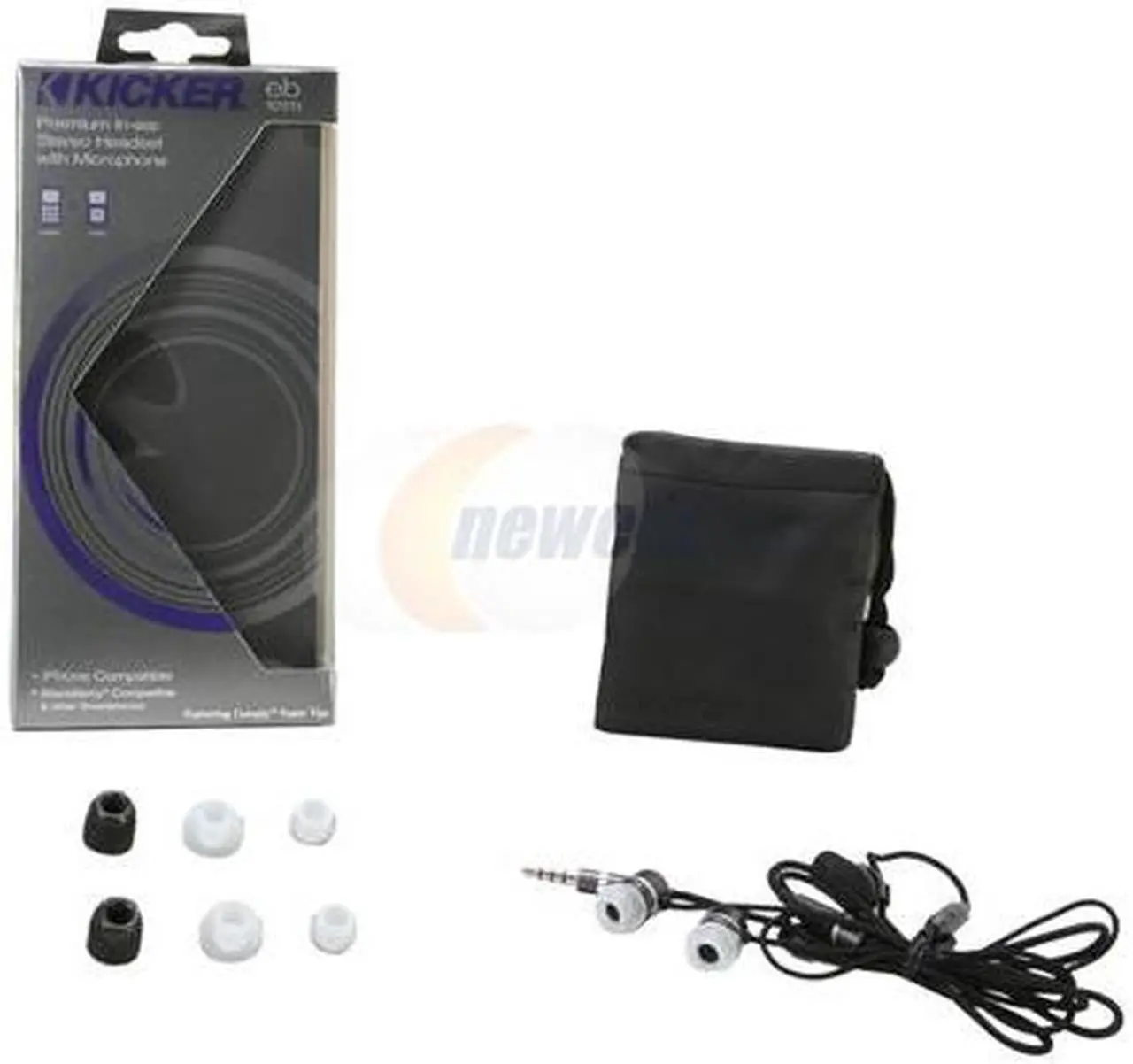 KICKER - Premium In-Ear Headset for iPhone (EB101M) - Newegg.com